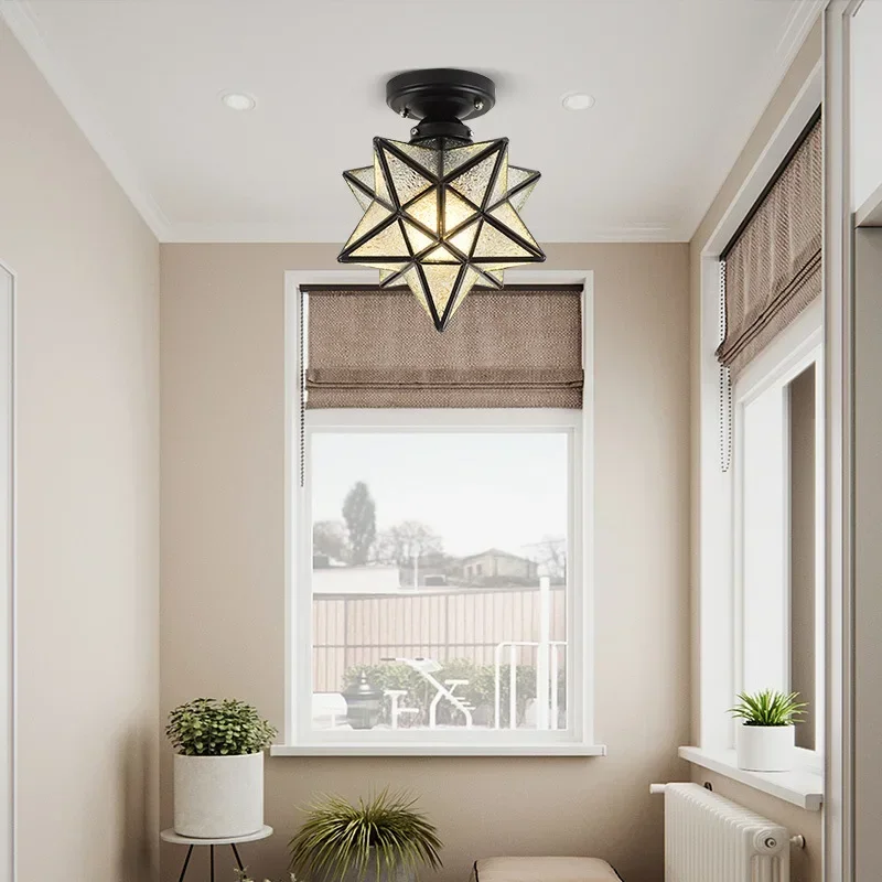 Ceiling-Lamp-Five-pointed-Star-Ceiling-Light-Hallway-Aisle-Balcony ...