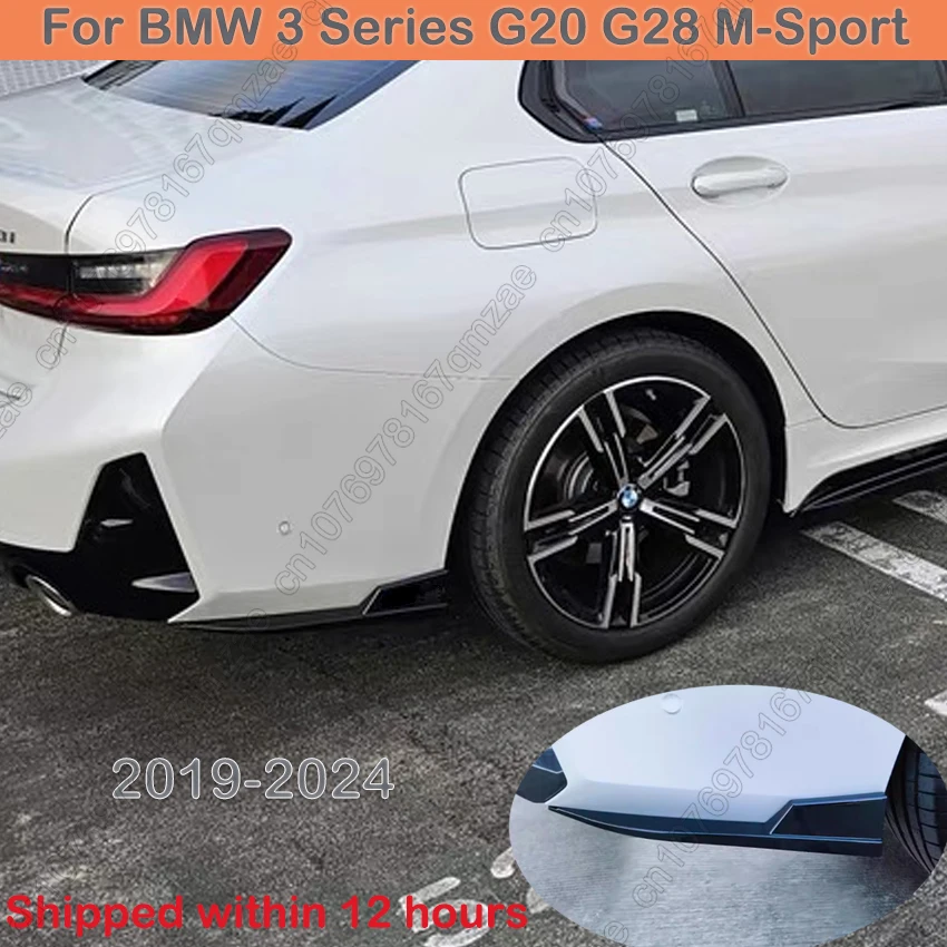 For BMW 3 Series G20 G28 325 330 M-Sport 2019-2024 Gloss Black Rear ...