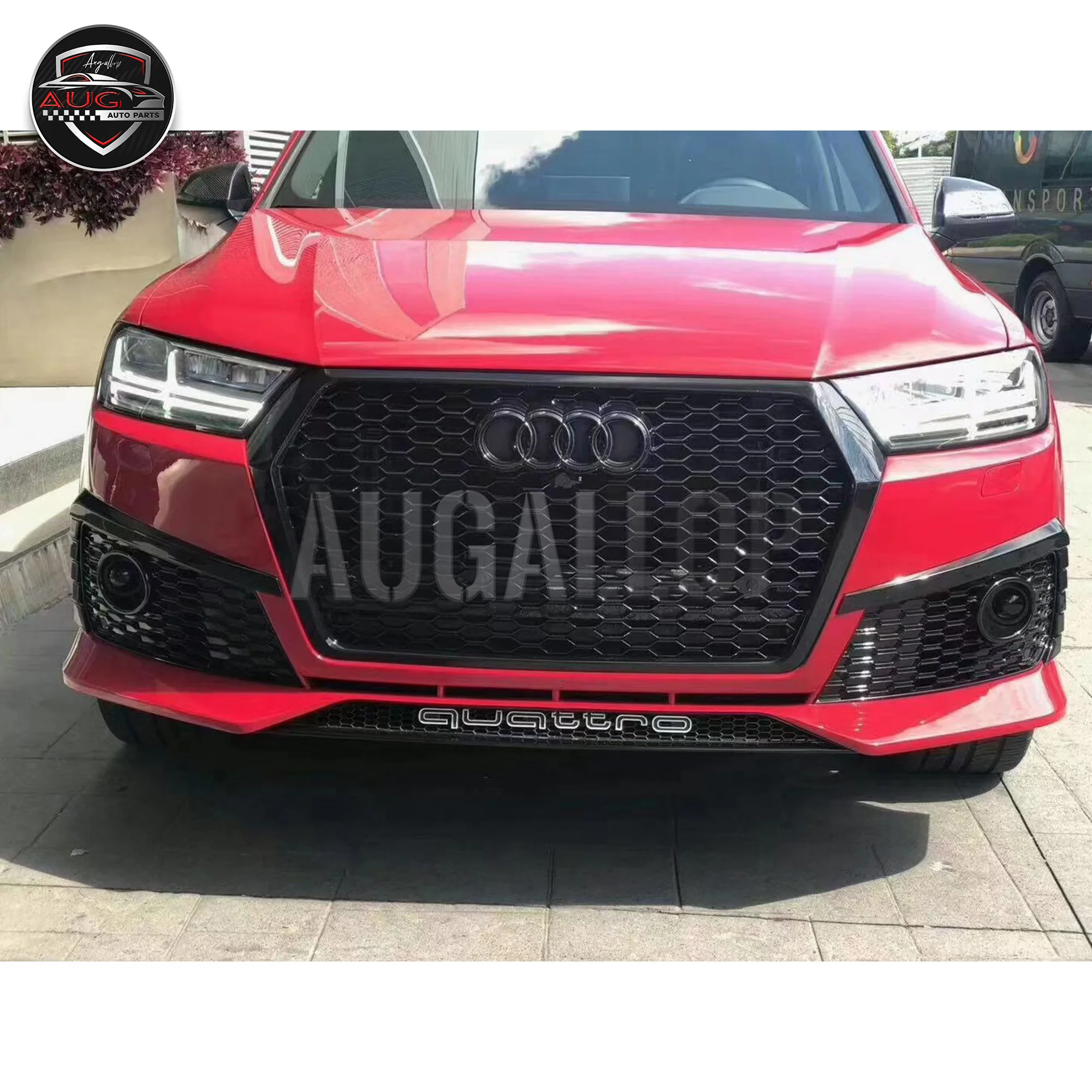 AUG-auto-parts-For-Audi-Q7-body-kit-18-modified-RSQ7-front-bumper-rear ...