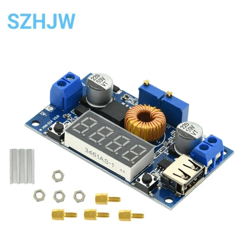 XL4015-75W-DC-DC-5A-Voltage-Regulators-Module-Adjustable-Buck-Module ...