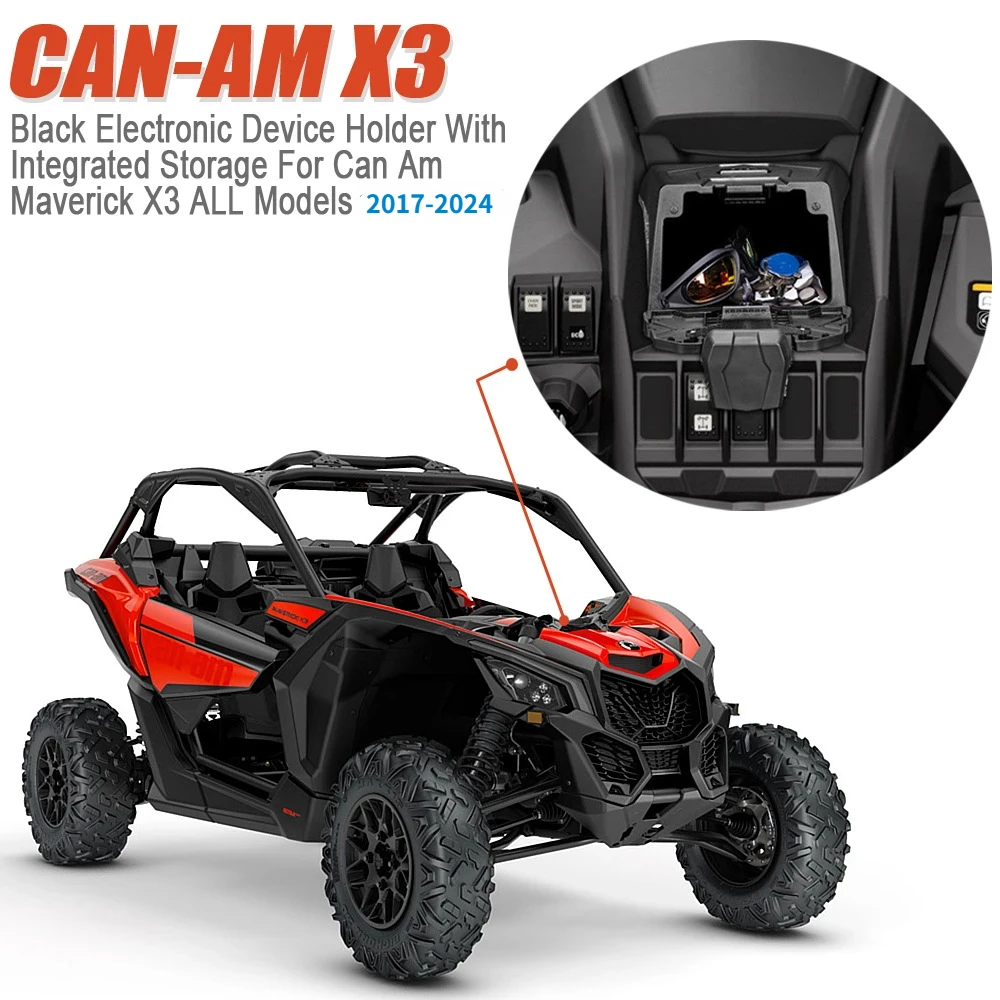 715002874-For-2017-2024-Can-Am-Maverick-X3-Integrated-Organizer-Box ...