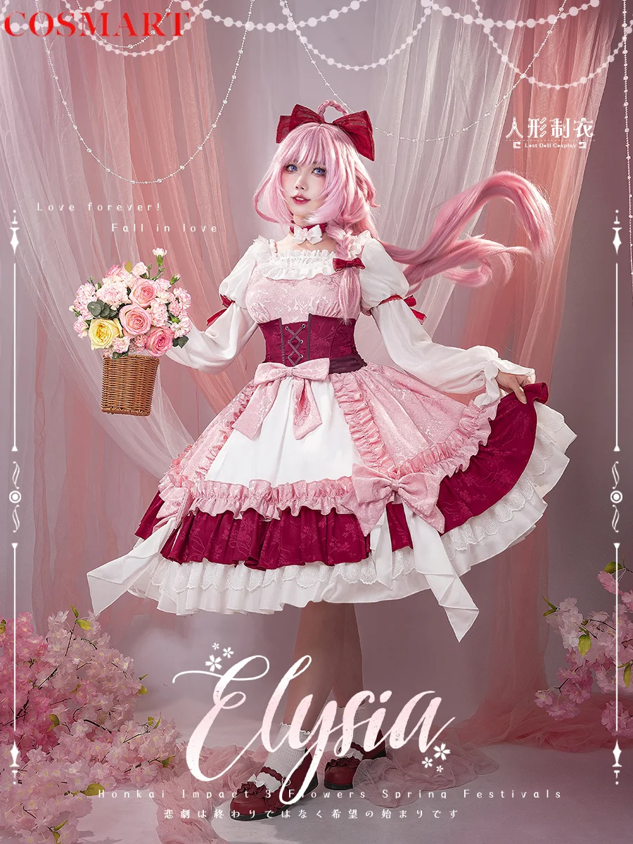 Honkai-Impact-3rd-Elysia-Flowers-Spring-Festivals-Cosplay-Costume-Cos ...