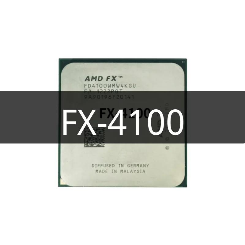 Amd fx series fx4100 FX 4100 fx 4100 3.6 ghz quad core processador cpu fd4100wmw4kgu soquete am3 ...