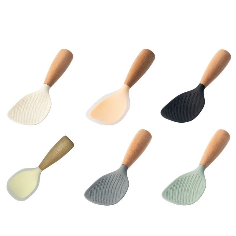 Durable-Rice-Spoon-Non-Stick-Rice-Spatulas-Silicone-Spoon-Rice-Shovel ...
