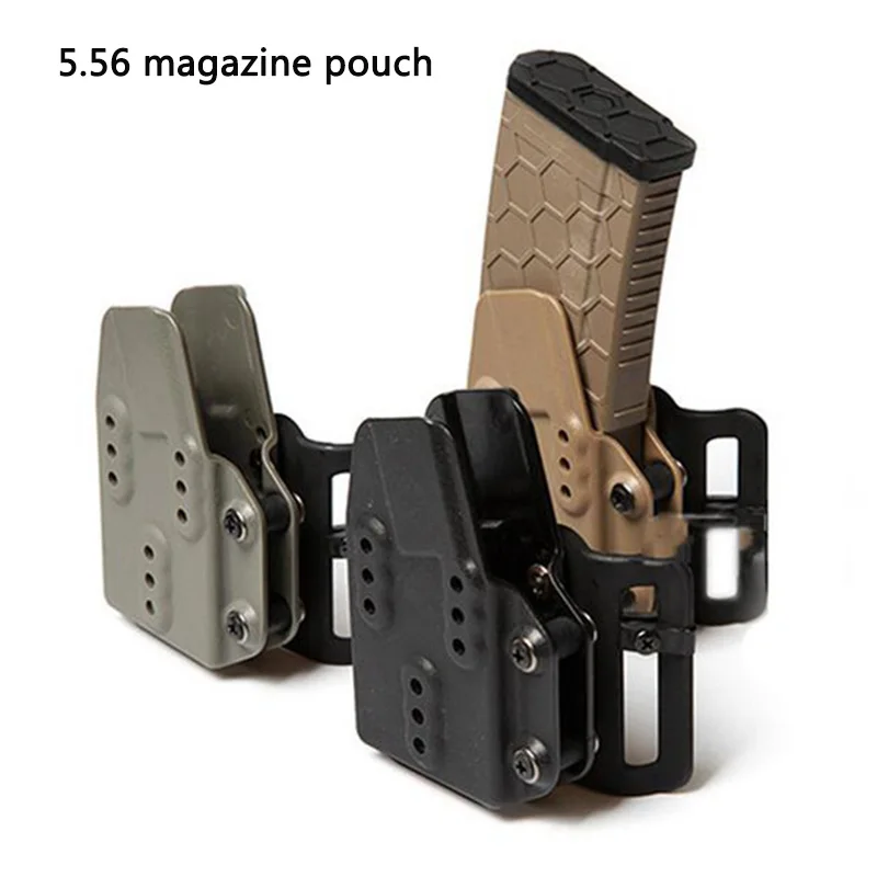 Tactical-KYDEX-5-56mm-Magazine-Pouch-for-AK-AR-15-Rifle-Gun-Mag-Carrier ...
