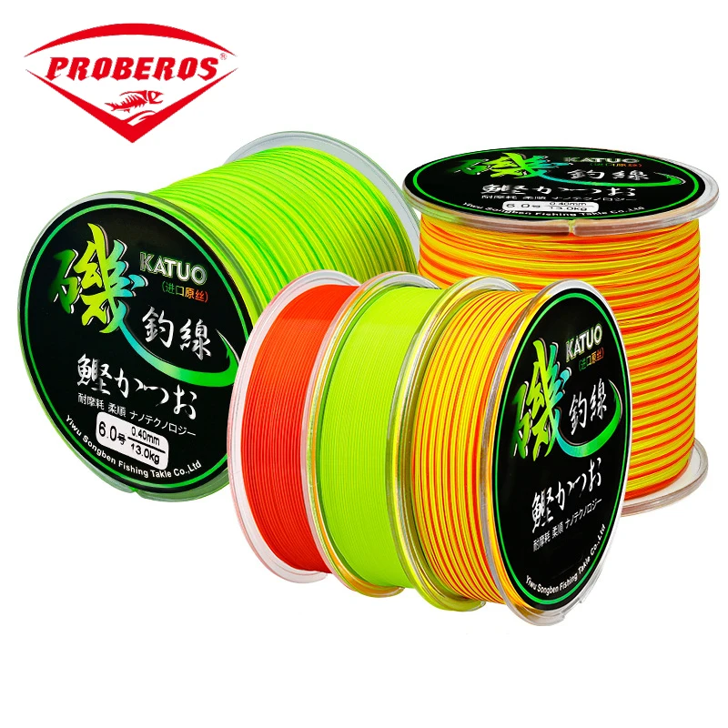 PRO BEROS Nylon Line Sink Tip Floating Line 150/500m 5 Color All for ...