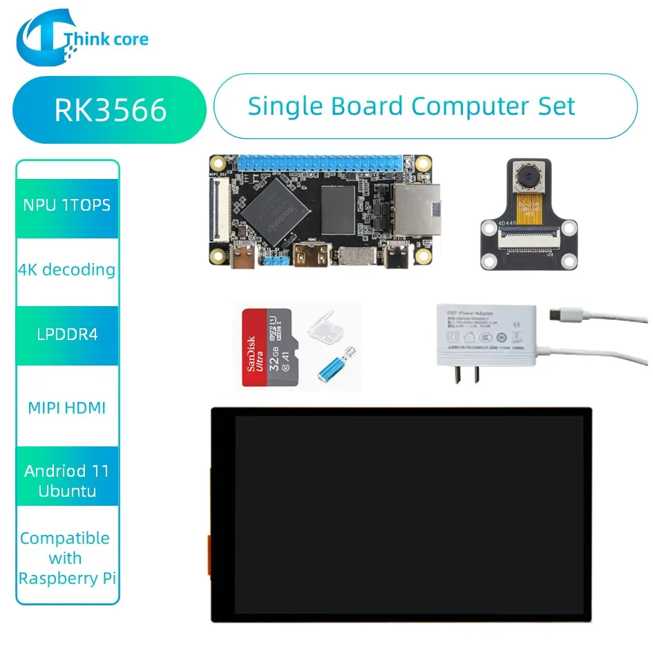 Single-Board-Computer-4GB-Ram-Rockchip-RK3566-SBC-1000M-Ethernet-8MP ...
