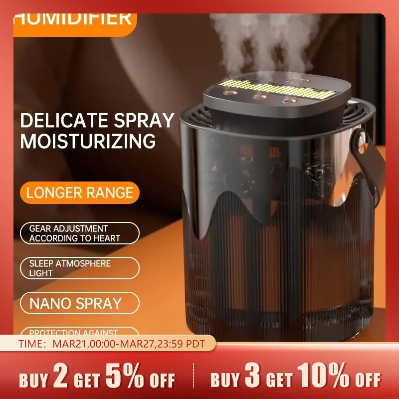 New-Creative-Humidifier-Household-Atomizer-3L-Large-Capacity-Three-Jet ...