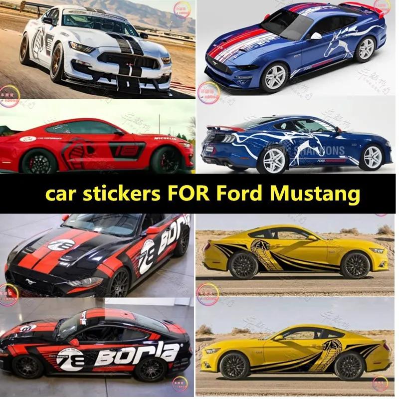 Car-stickers-FOR-Ford-Mustang-GT500-body-exterior-decoration-custom ...