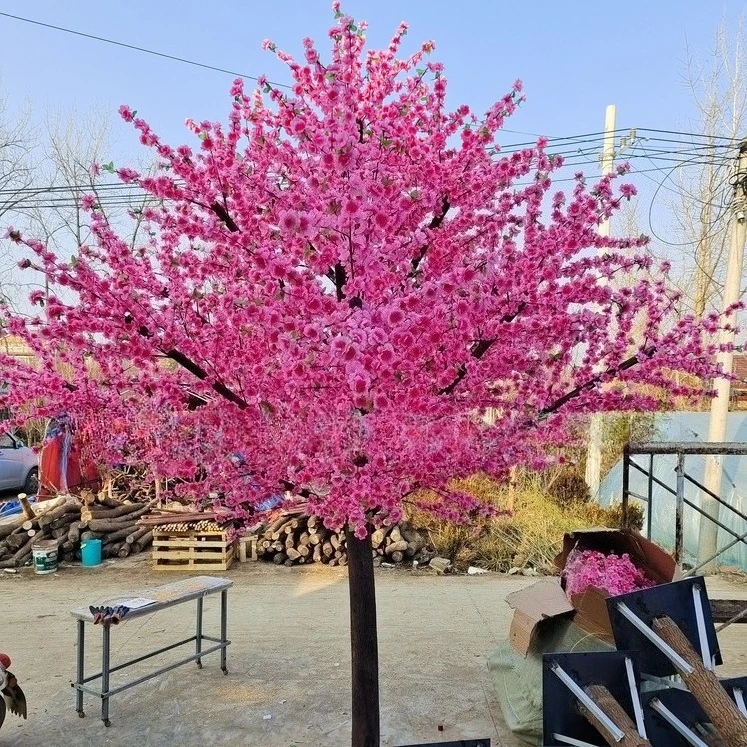 Simulation peach tree wedding decoration cherry blossom plum blossom ...