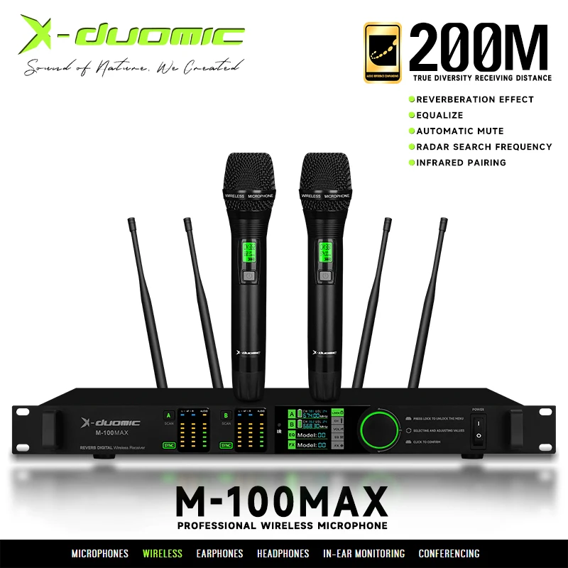 X-DUOMIC-MAX-professional-true-diversity-balanced-reverberation ...