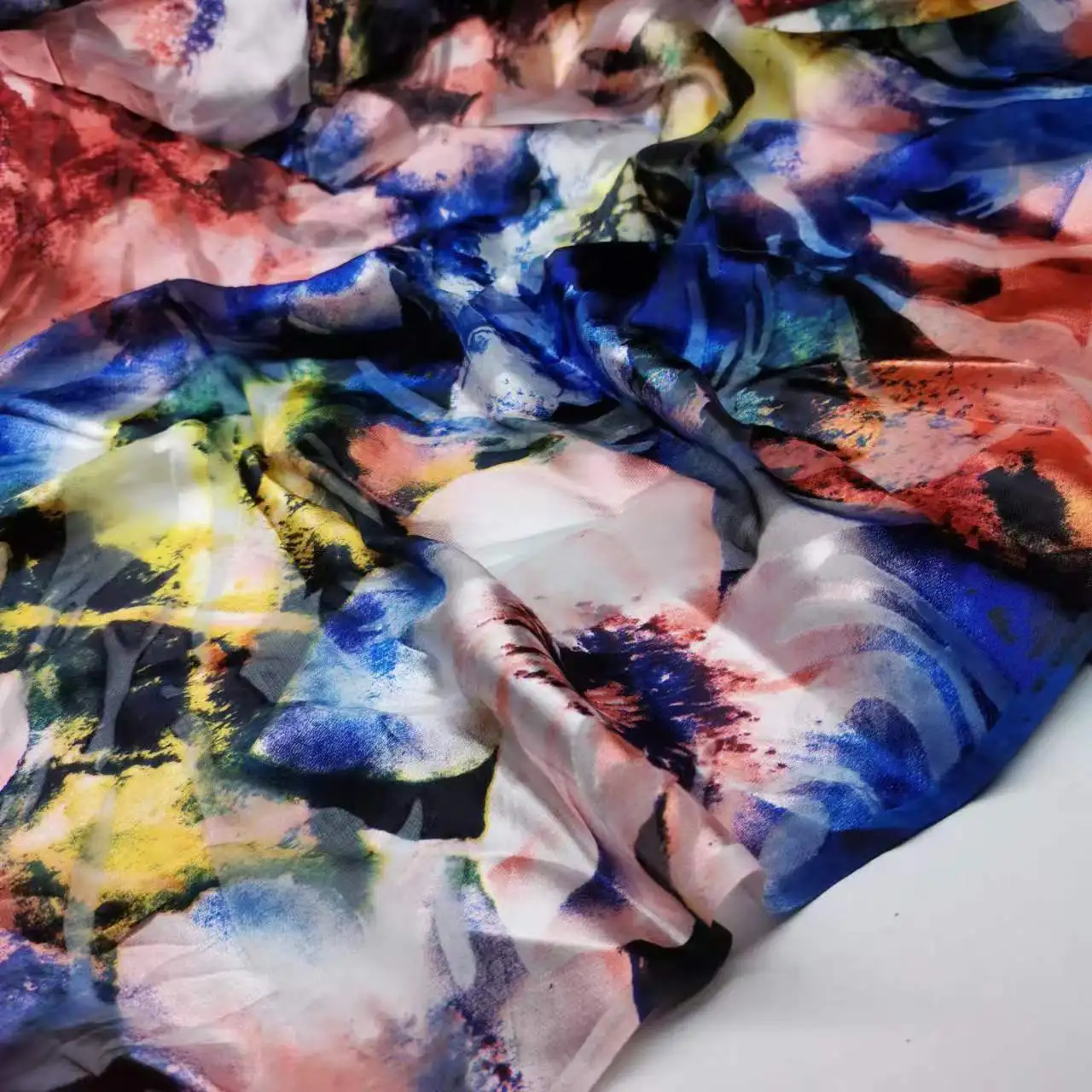 On-Sale-Silk-Viscose-Fabric-Soft-Burn-Out-Pattern-DIY-Swissdot-Cloth ...