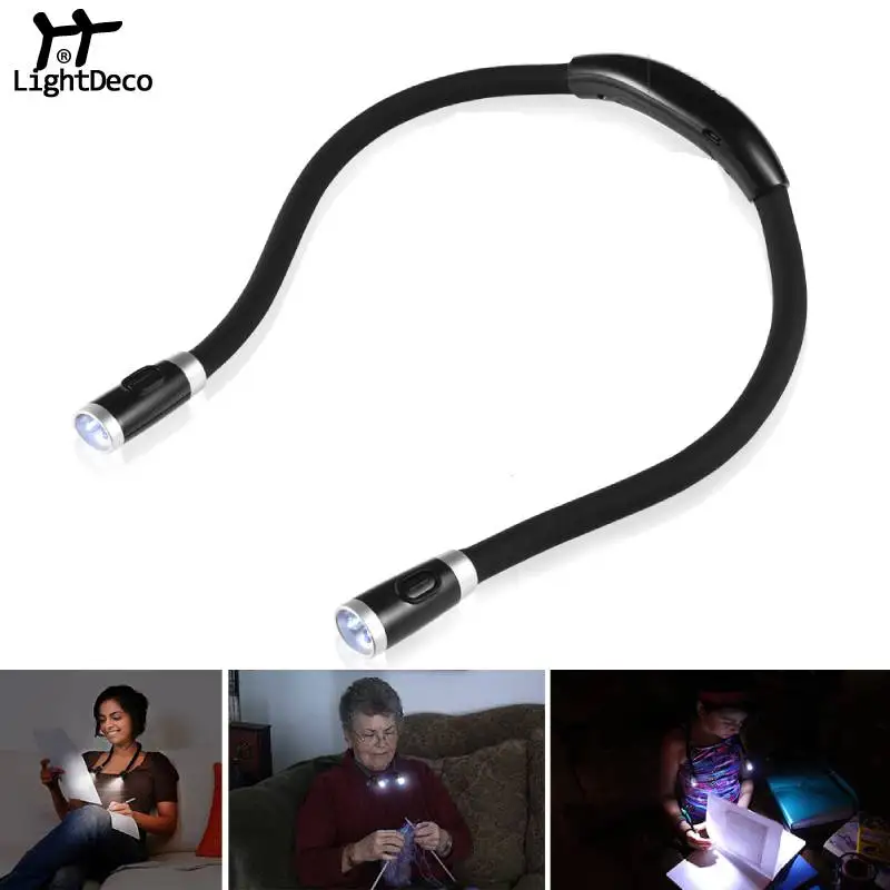 Neck Book Light Led Reading Lamp | Led Flexible Neck Reading Book - Hot ...