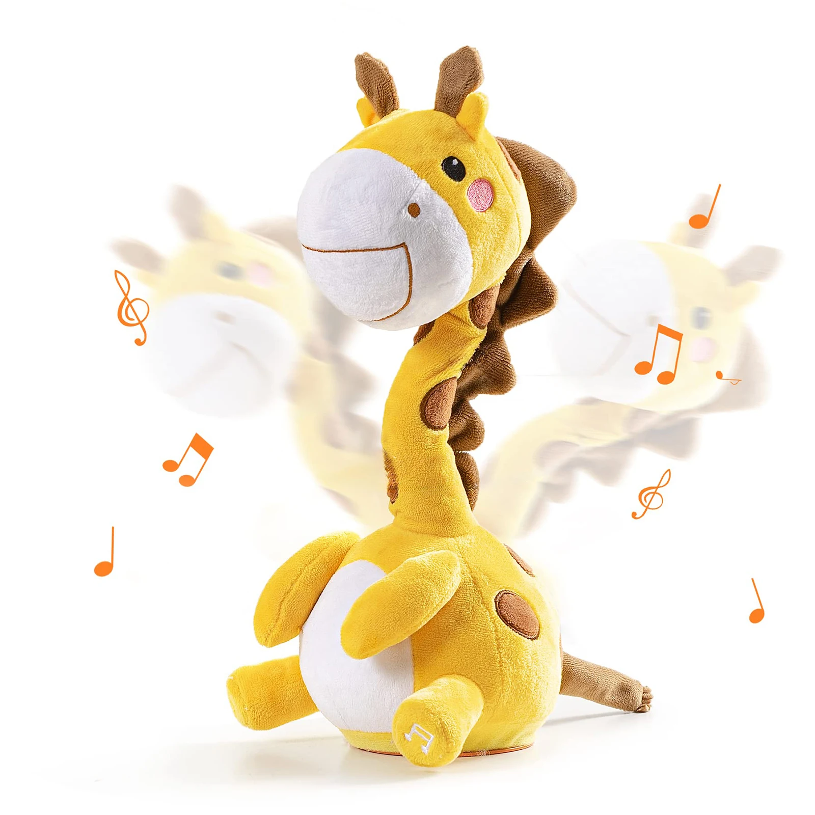 Cute Dancing Talking Giraffe Baby Toy Electric Soft Plush BT with ...