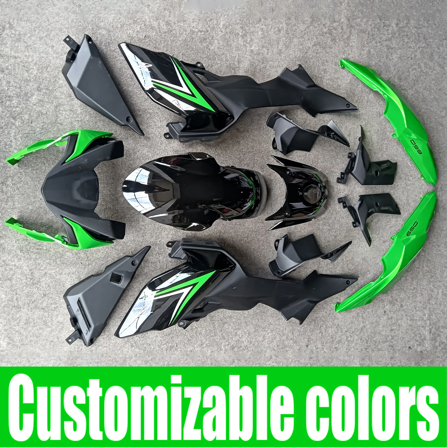 Fit-For-Kawasaki-Z650-2017-2019-Motorcycle-Accessories-Abs-Plastic ...