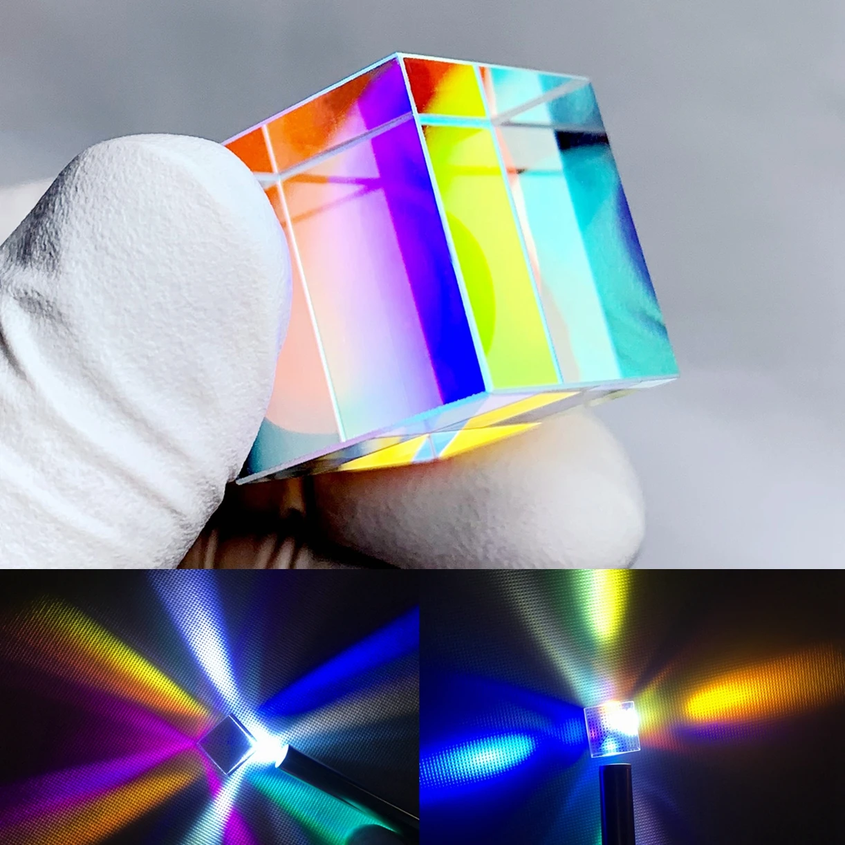 20mm-K9-Optical-Prism-Cube-Glass-Step-Lens-Splitter-Light-Exploration ...