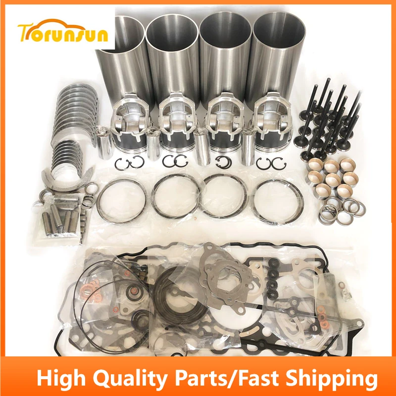N04c N04ct Overhaul Rebuild Kit For Hino Engine Inframe Repair Parts Piston Set Piston 13216 ...