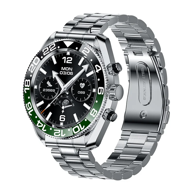AW35-Smart-Watch-Men-Steel-Strap-Bluetooth-Call-Voice-Assistant-Health ...