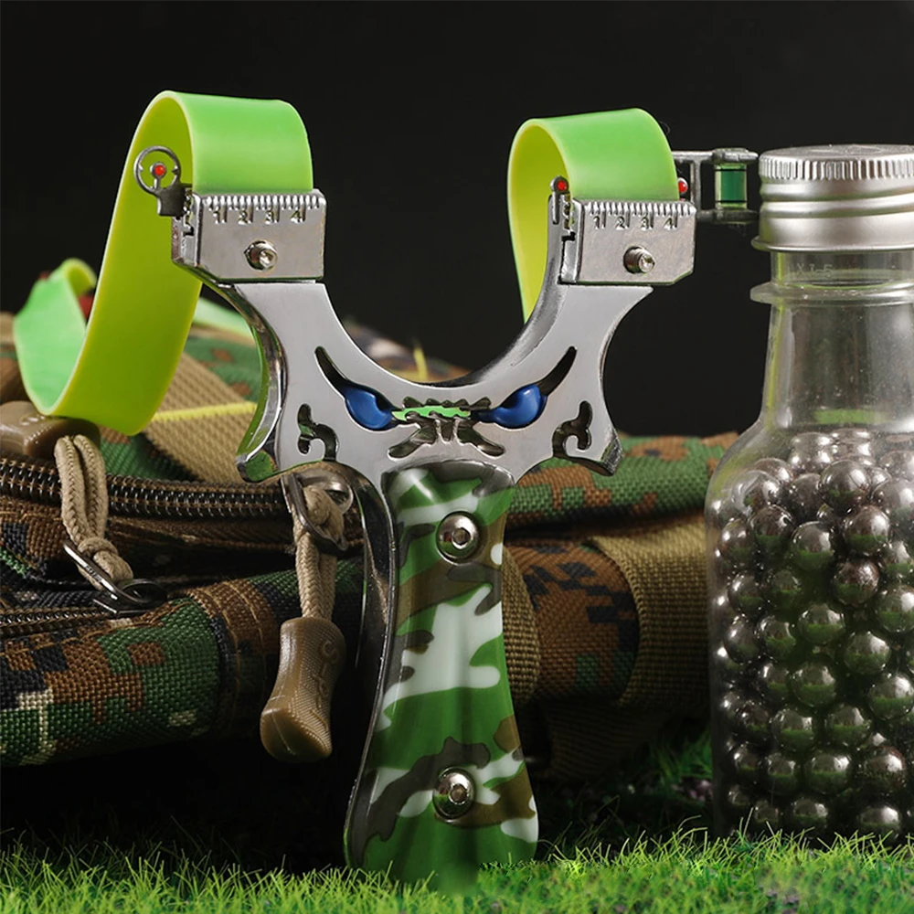 Outdoor-hunting-shooting-slingshot-Powerful-folding-wrist-adult ...