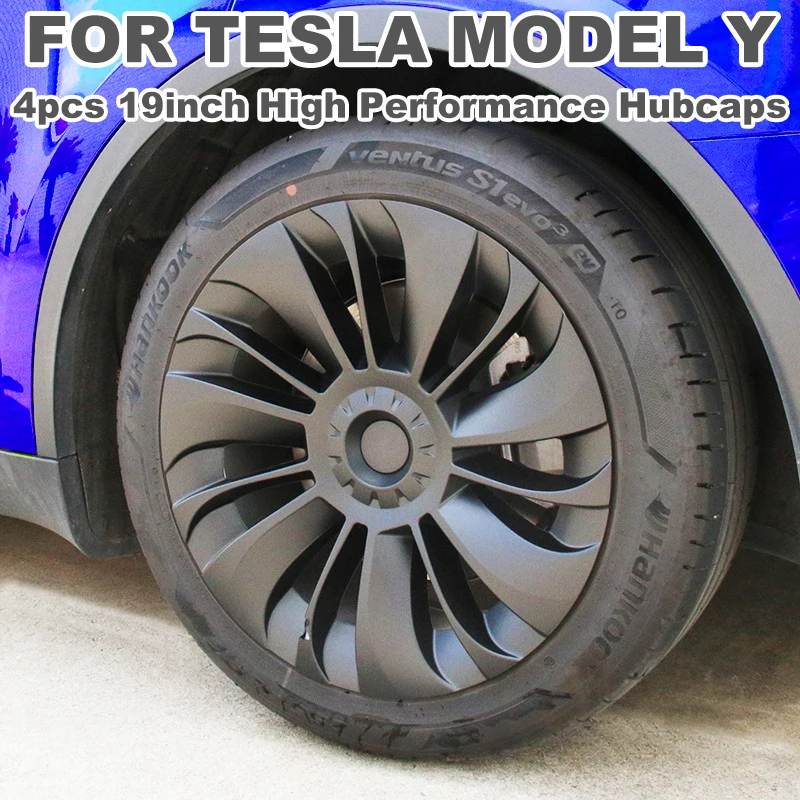 4pcs/set Hub Caps For Tesla Model Y Original Car Replacement Wheel Cap ...