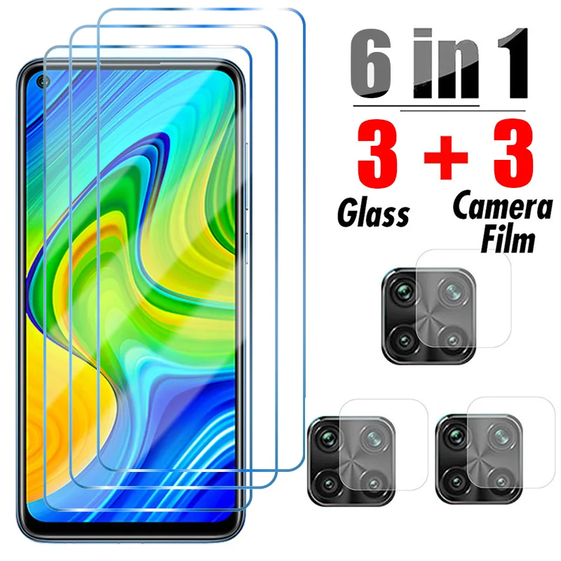 4in1 Protective Glass For Xiaomi Redmi Note 9 Pro 9s 8 8t 9t Max Camera ...