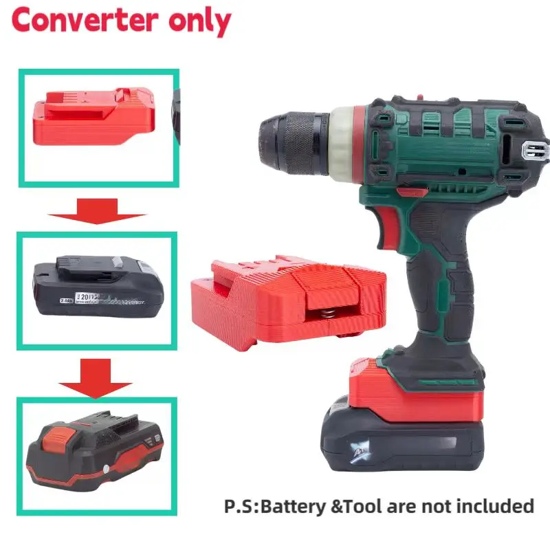 For-Parkside-Tool-Lidl-Adapter-For-Aldi-Ferrex-Activ-Energy-20V-Convert ...