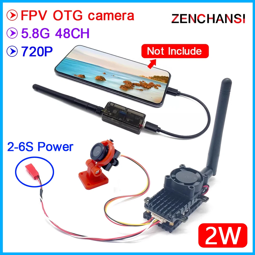 Over-20Km-Long-range-5-8G-48CH-2000mW-adjustable-VTX-Transmitter-with ...