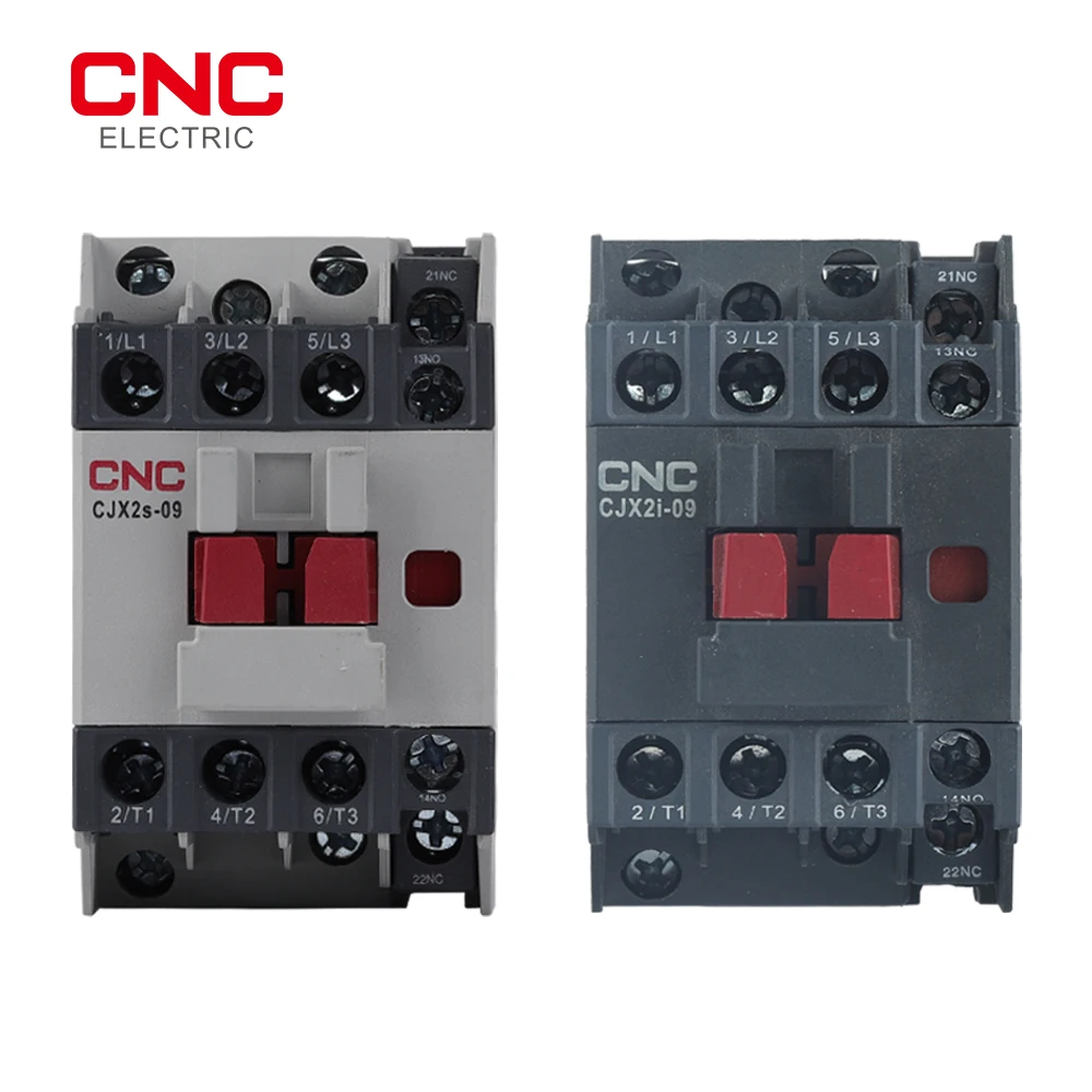CNC-CJX2s-CJX2i-3Phase-3Pole-AC-Contactor-1NO-1NC-Coil-Voltage-220v-50 ...