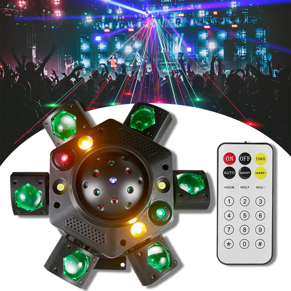 New-LED-Party-Lights-RGBW-Dj-Equipment-Club-Bar-Dmx-Stage-Lighting-RGB ...