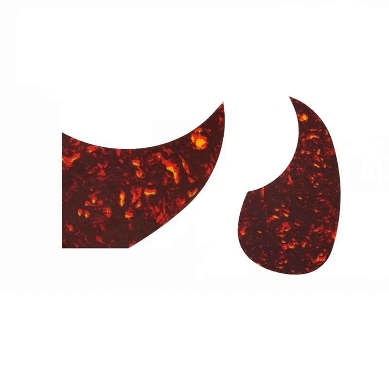 Guitar Pickguard 1pcs Folk Wood Guitar String Protection Plate Red ...