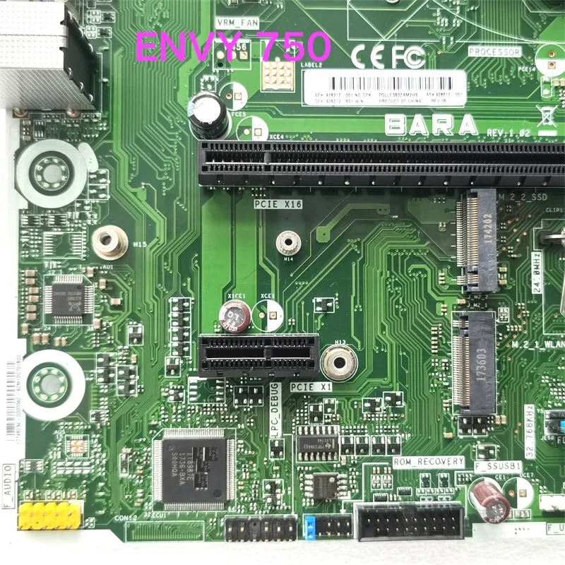 HP ENVY 750 Desktop Motherboard 928272-001 928272-601 BARA REV:1.02 ...