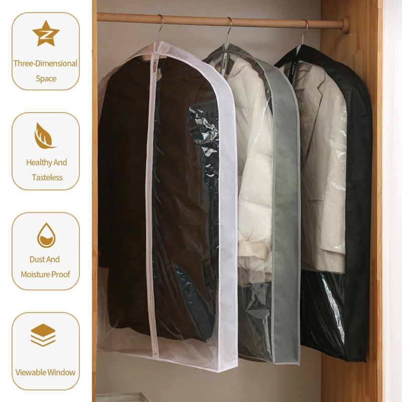 Dust-proof-Garment-Protector-Cover-Bag-Fully-Enclosed-Clothes-Cover ...