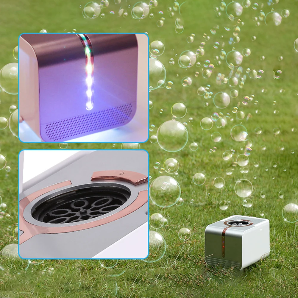 Bubble-Machine-LED-Colorful-Marquee-Lights-Automatic-Bubble-Blower ...