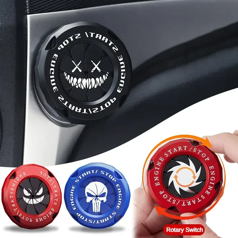 Car-Ignition-Start-Switch-Protective-Cover-Onekey-Start-Stop-Button ...