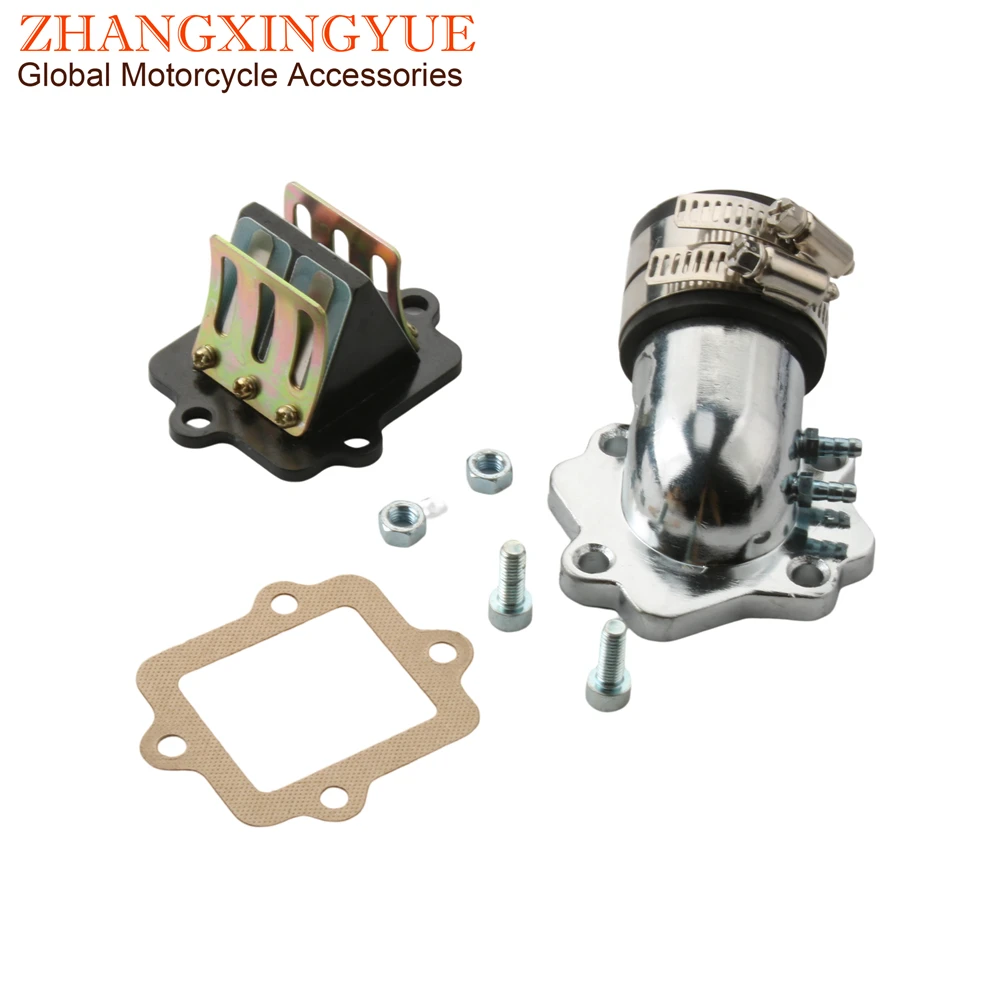 Scooter-Racing-Intake-Manifold-Reed-Valves-For-Yamaha-Jog-50-BWS-Zuma ...