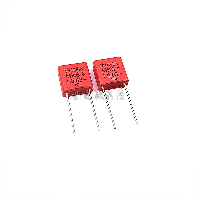 5pcs/50pcs WIMA Film Capacitor 105 63V 1UF 63V 1.0UF 105K 10% MKS4 ...