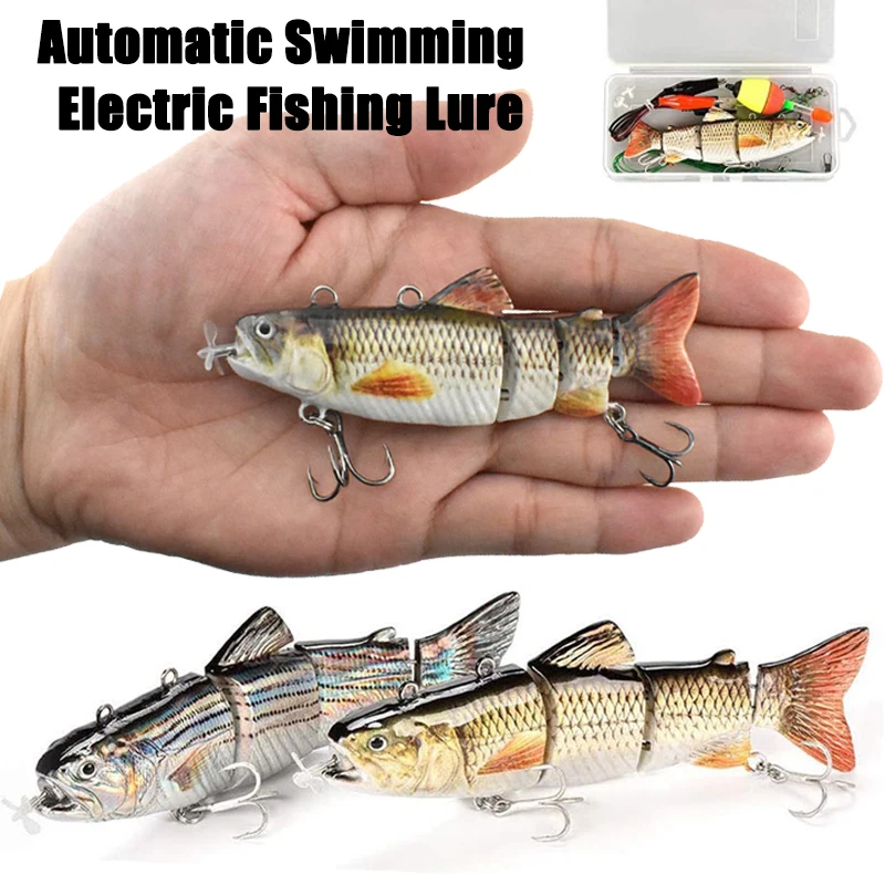 NEW-3-5in-Automatic-Swimbait-Robotic-Electric-Fishing-Lure-Auto-Multi ...