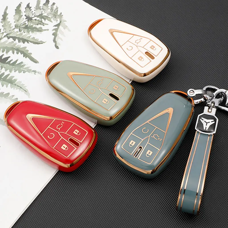 TPU-Car-Smart-Key-Cover-Case-Bag-Holder-Keychain-for-Changan-CS35-Plus ...