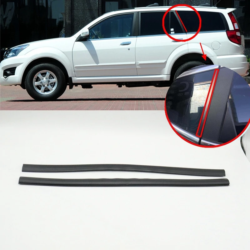 2 PCS Rear Window Rubber Strip For Great Wall Haval H3 H5 Rear Door ...
