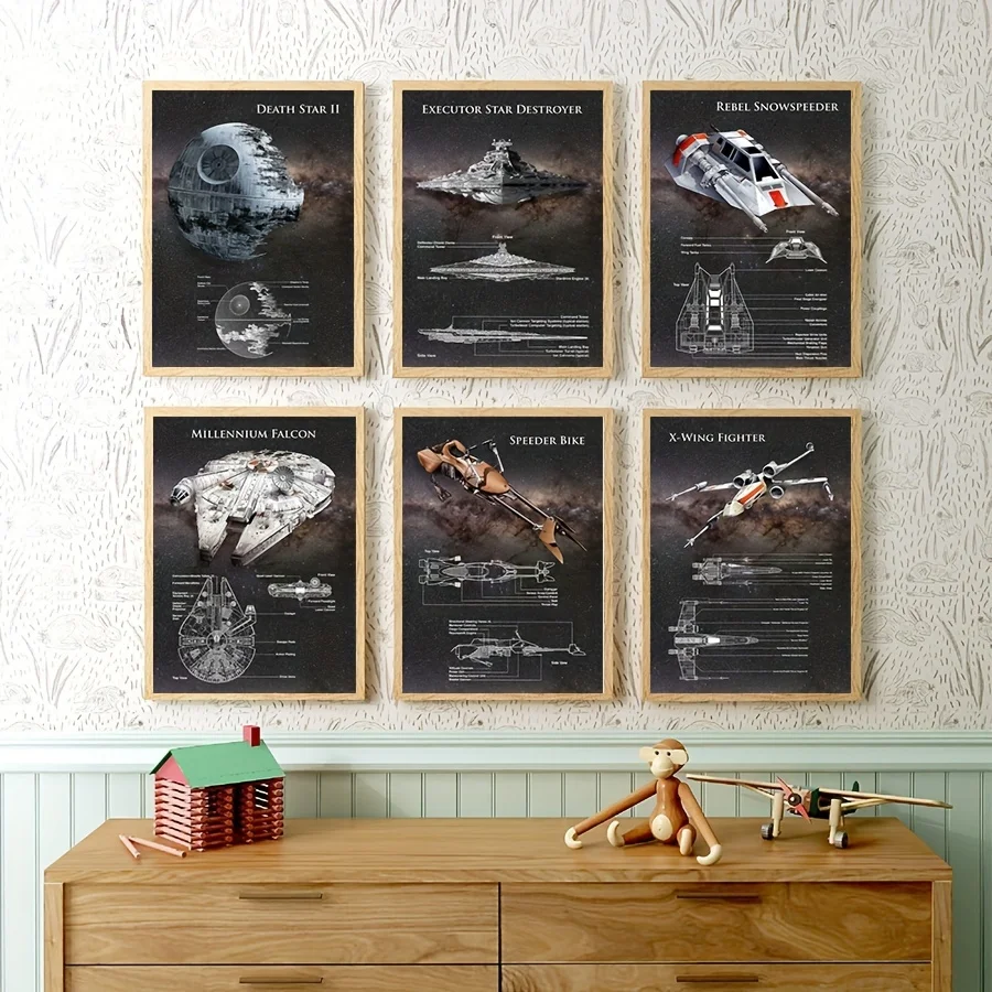 Star Wars Patents Art Prints Science Fiction Movie Poster Millennium ...
