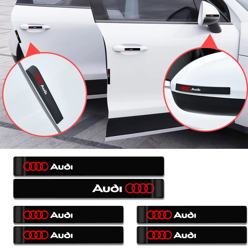 6Pcs-Rubber-Anti-Collision-Strip-Car-Door-Rearview-Mirror-Protector ...