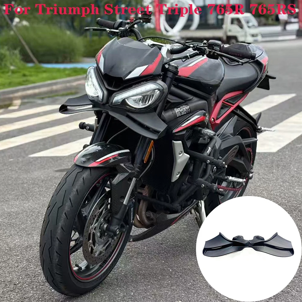 For Triumph Street Triple 765RS 2023 Motorcycle black Downforce Naked ...
