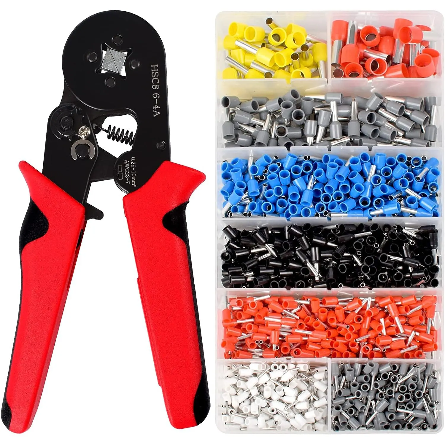 Ferrule-Crimping-Tool-Kit-Wire-Ferrules-Crimpers-Pliers-Kit-Ratchet ...