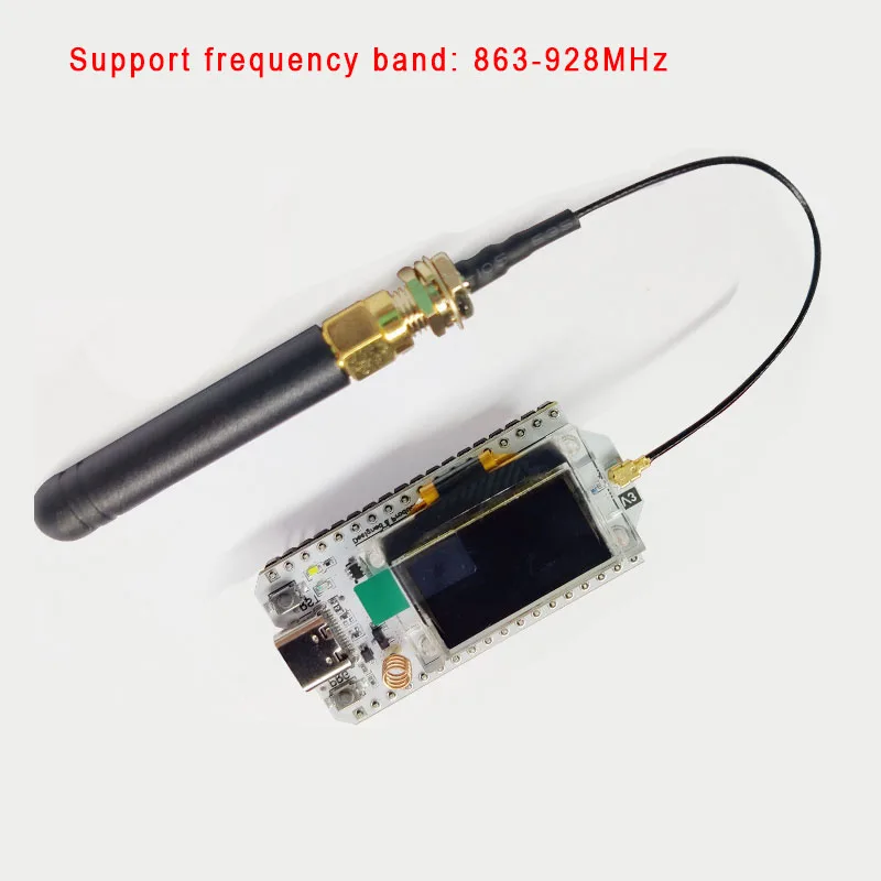 V3 Version 863MHz-928MHz SX1262 ESP32 LoRa 0.96 Inch Blue OLED Display WIFI Lora Kit 32 Module ...