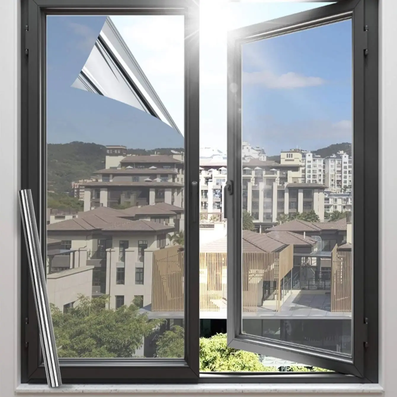 Insulation Protective Window Film Privacy Heat Control Glass Vinyl ...