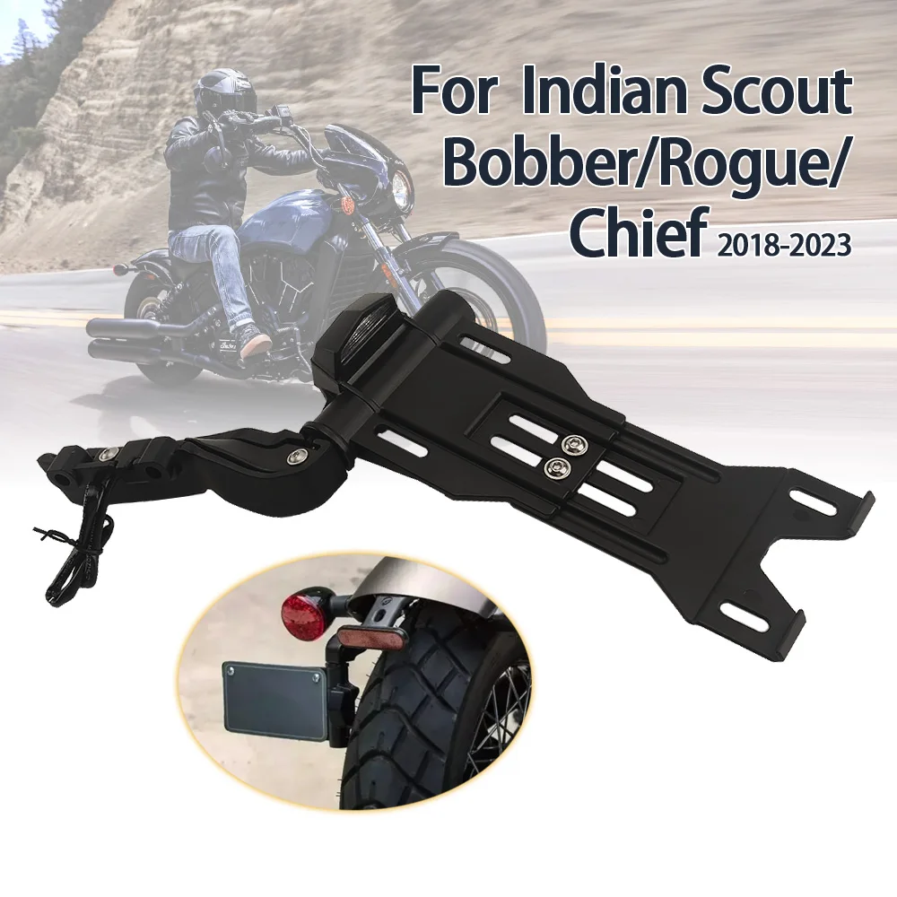 Motorcycle-Side-License-Plate-Holder-Adjustable-License-Plate-For ...