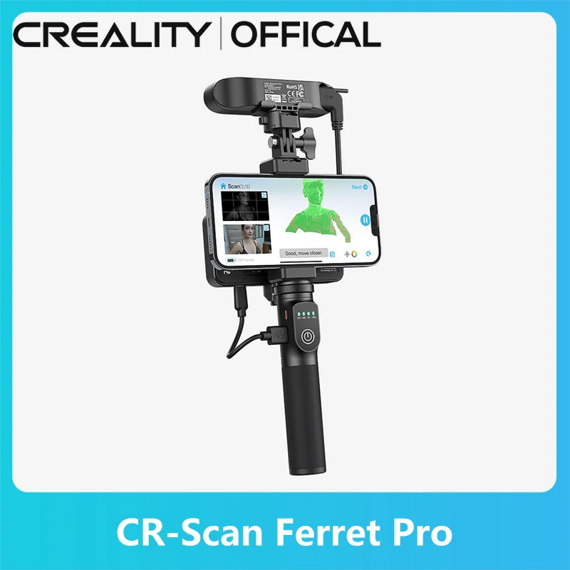 Creality Official CR-Scan Ferret Pro Portable Handheld 3D Scanner Anti ...