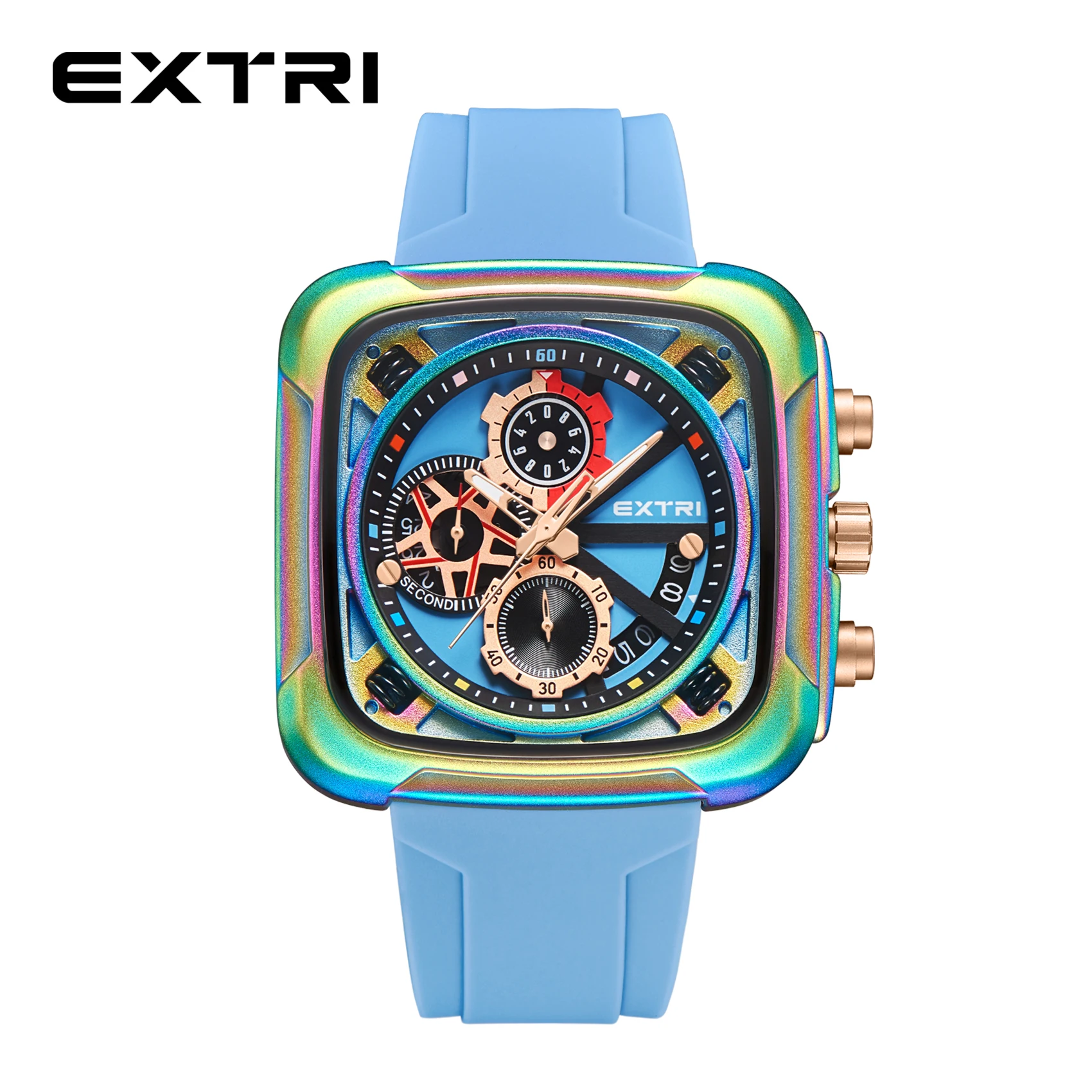 Extri-Best-watches-Rainbow-Case-Watches-For-Men-Unique-Style-Waterproof ...