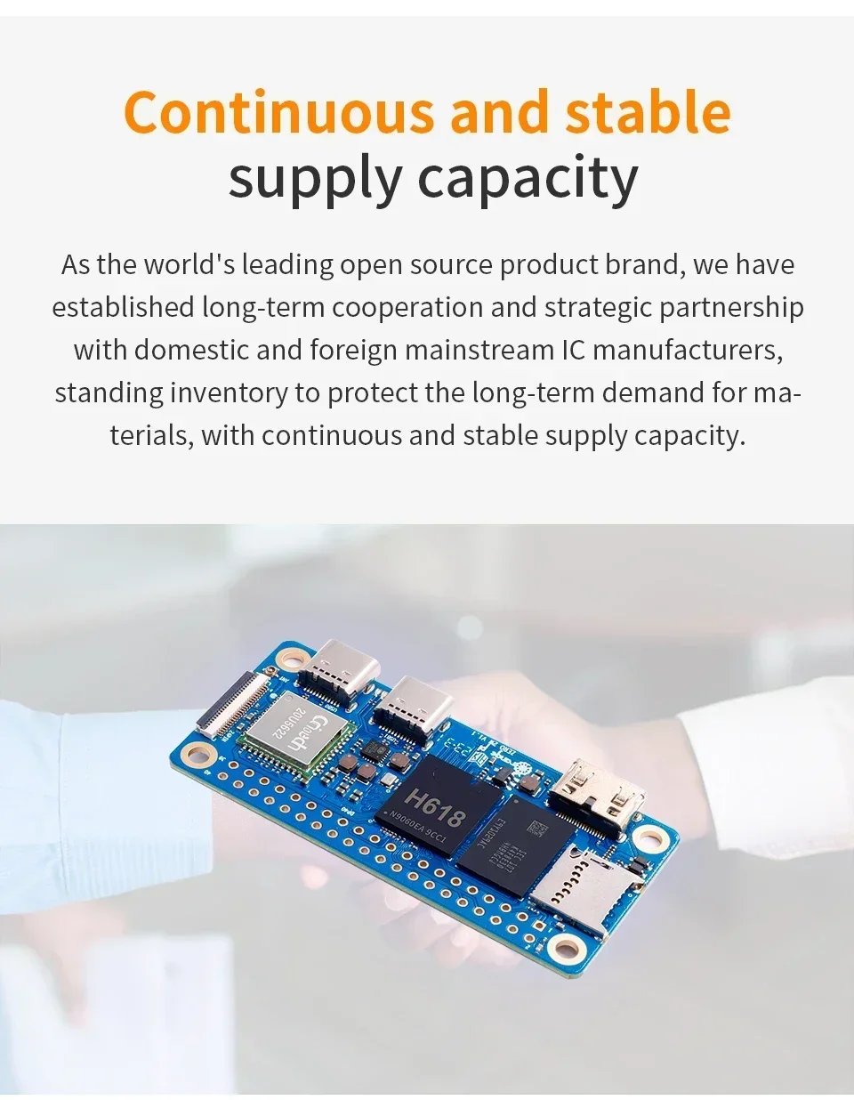 Мини ПК Orange Pi Zero 2 Вт 4/2/1 ГБ ОЗУ DDR4 WiFi Bluetooth BLE SBC Одиночная плата компьютера ...