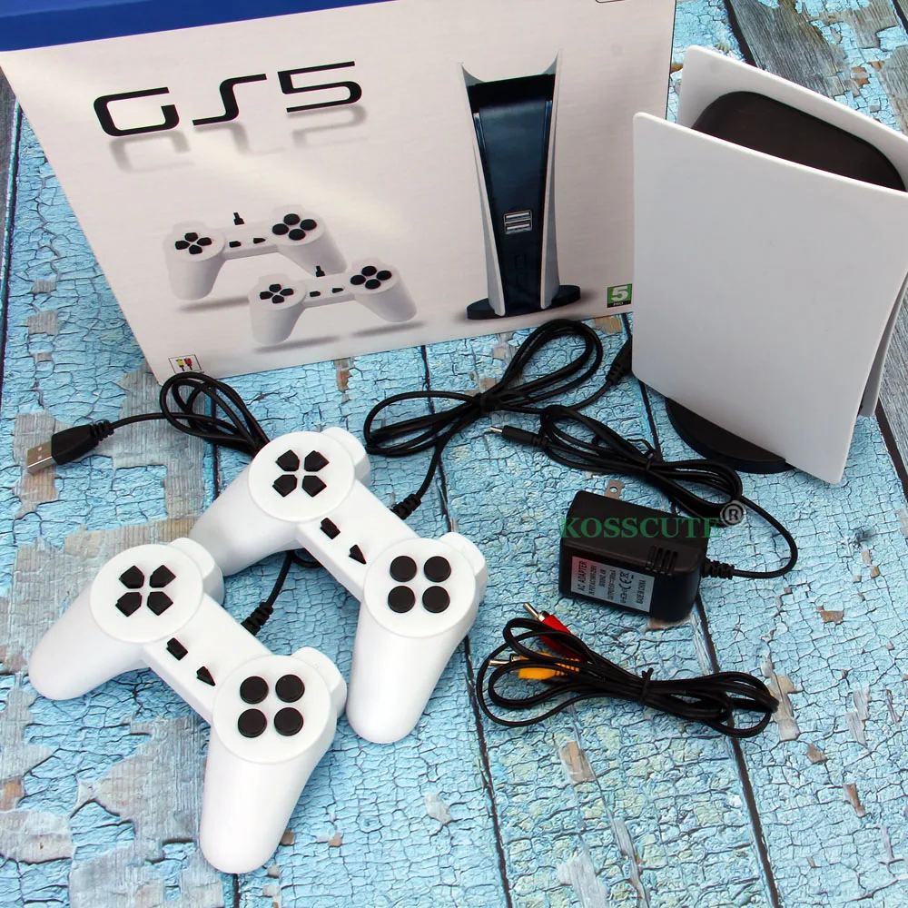 Gs5 Game Console 8 Bit Usb Wired Handheld Game Player 200 Classic Games ...